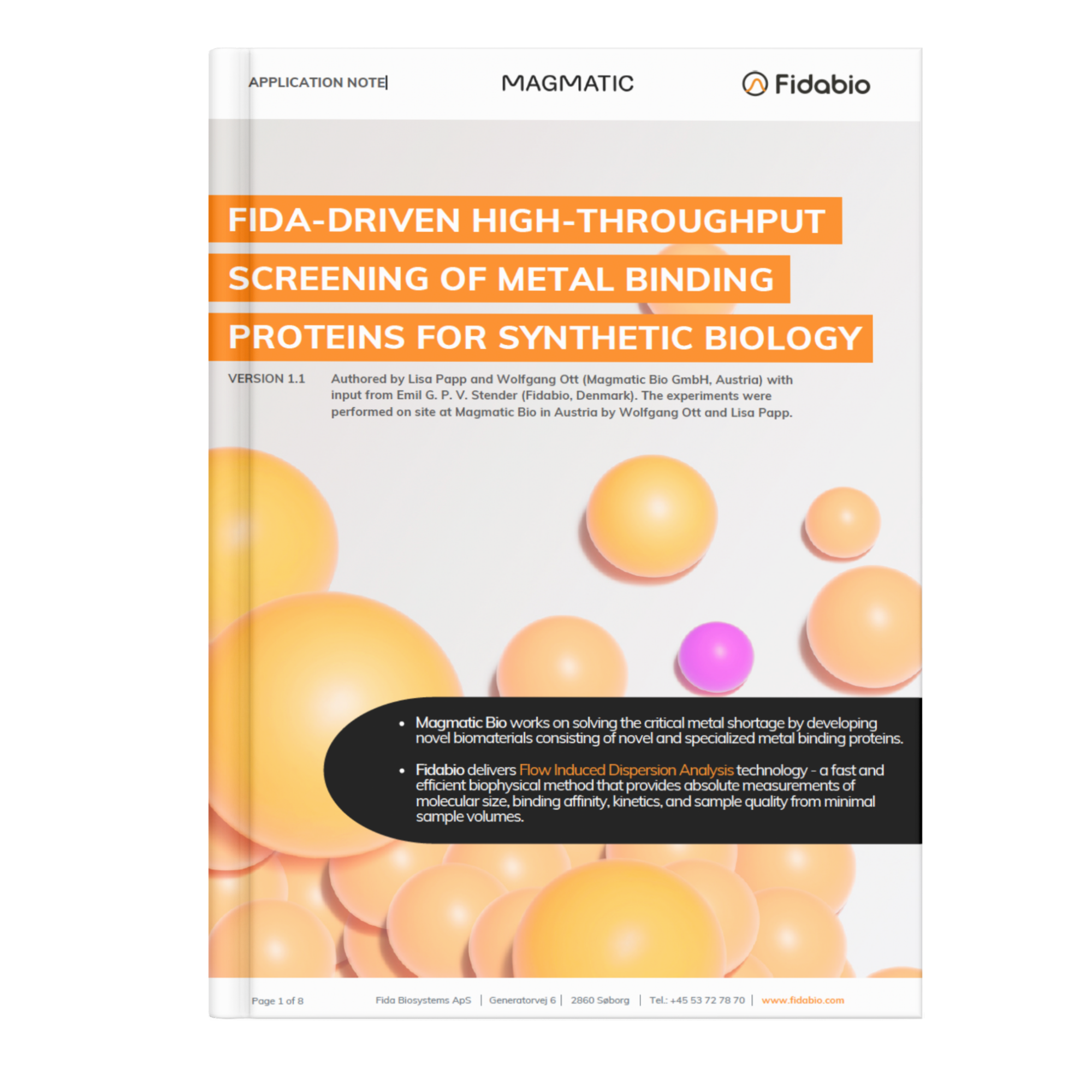 FIDA-Driven High-Throughput Screening of Metal Binding Proteins for ...